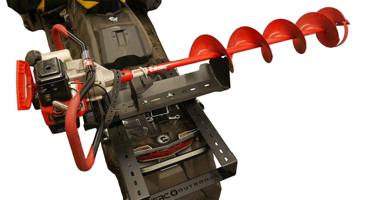 Polaris General Ice Vise Auger Bracket and Carrier for Ice Fishing with ...