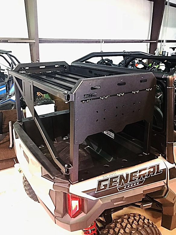 Polaris General Rear Utility Rack by Side by Customs - Rear-Utility-Rack