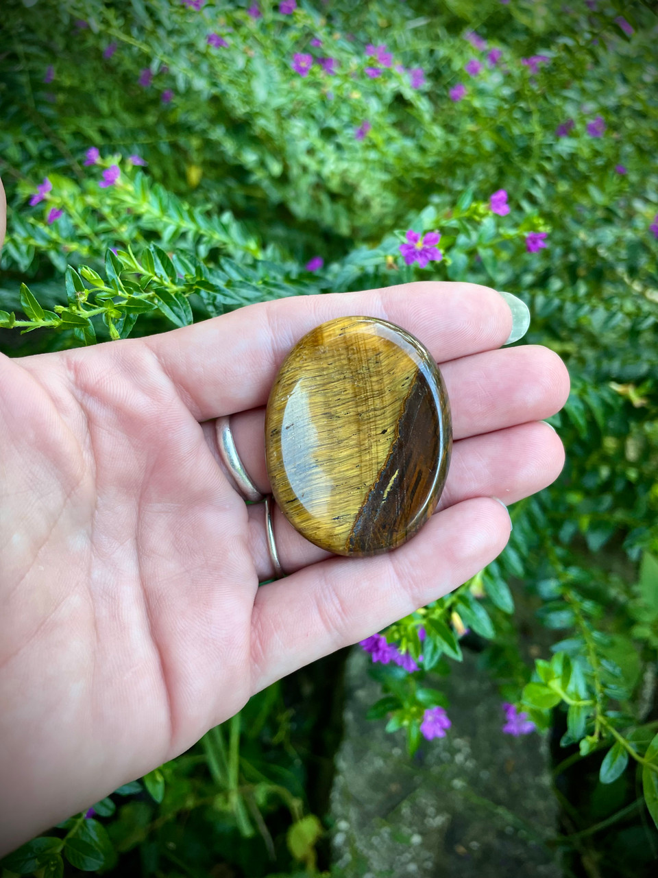 Tigers Eye Worry Stone