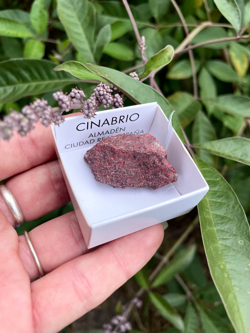 Cinnabar Specimen - RARE mineral- Philosopher's Stone