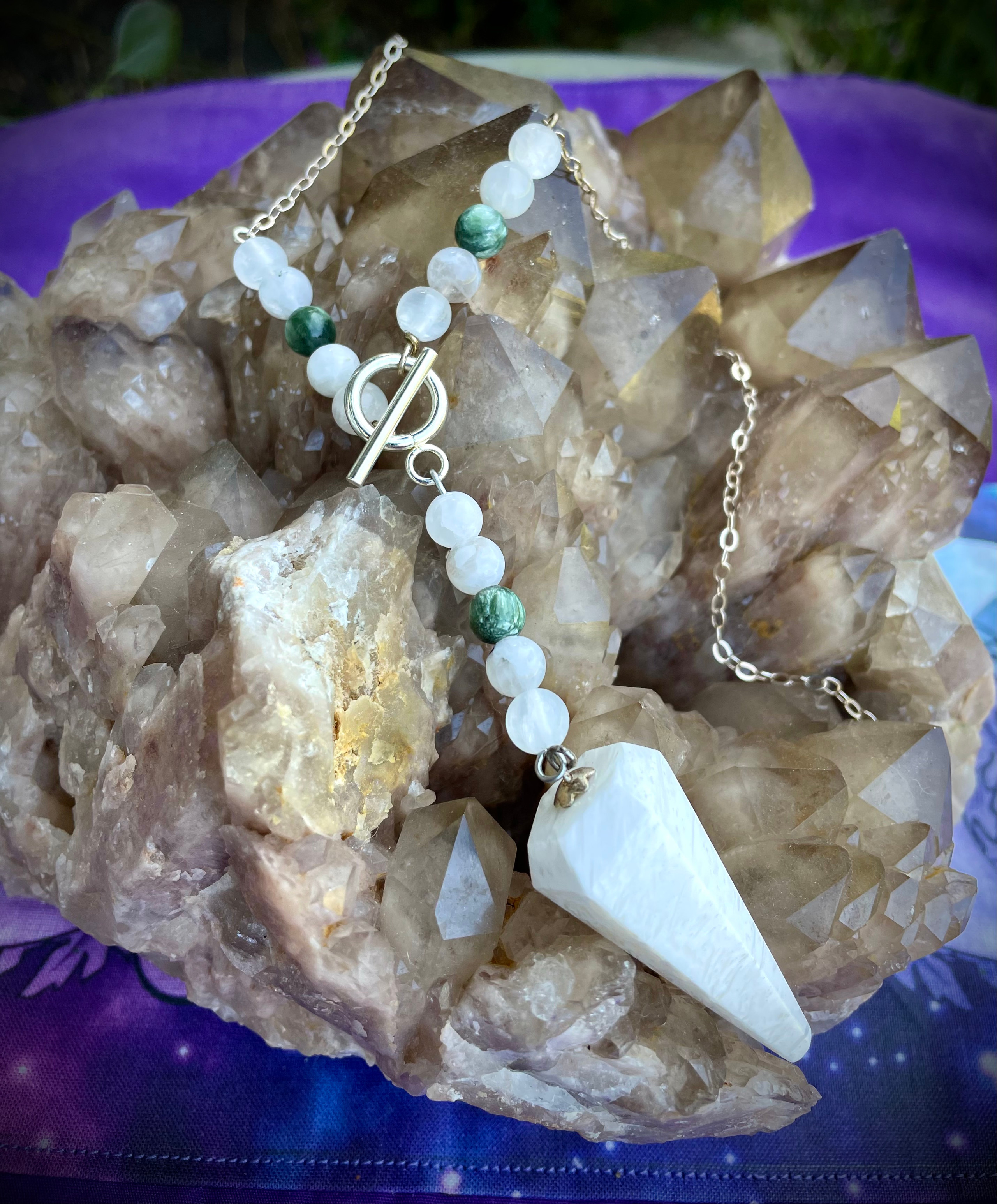 Chakra Moon Pendulum