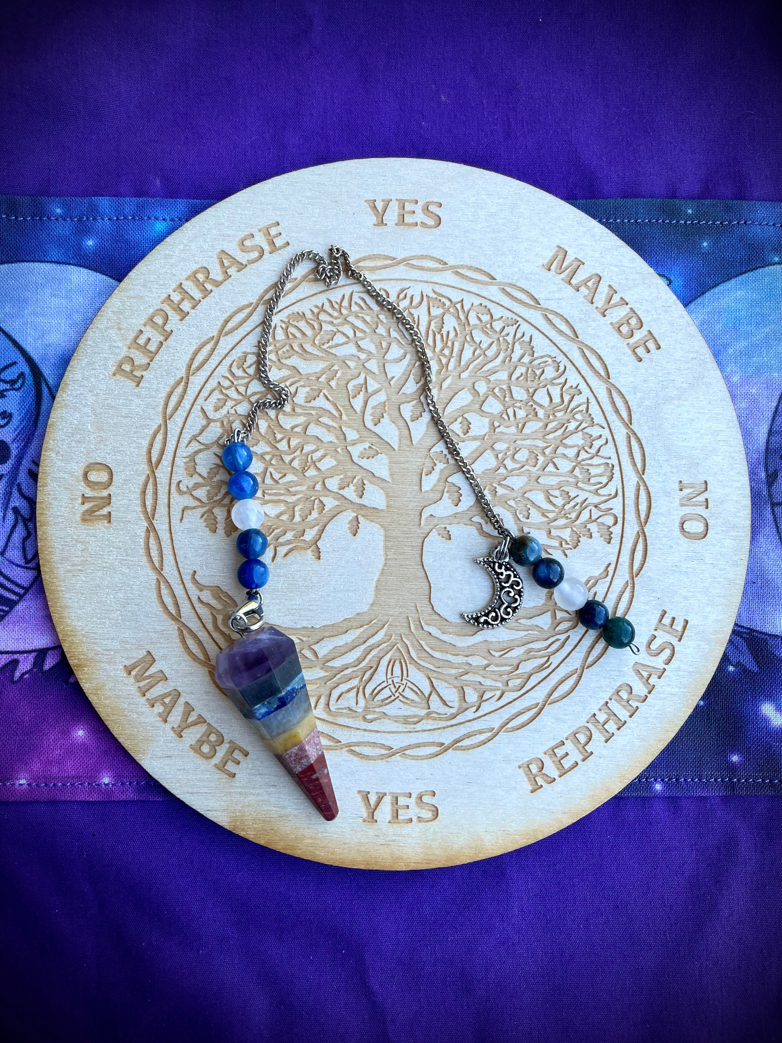 Chakra Moon Pendulum