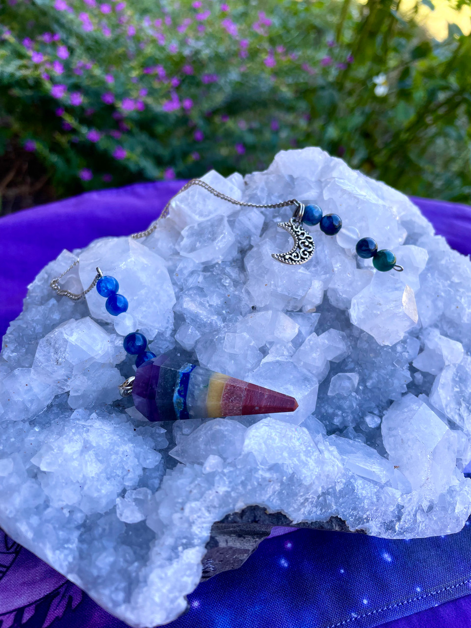 Chakra Moon Pendulum
