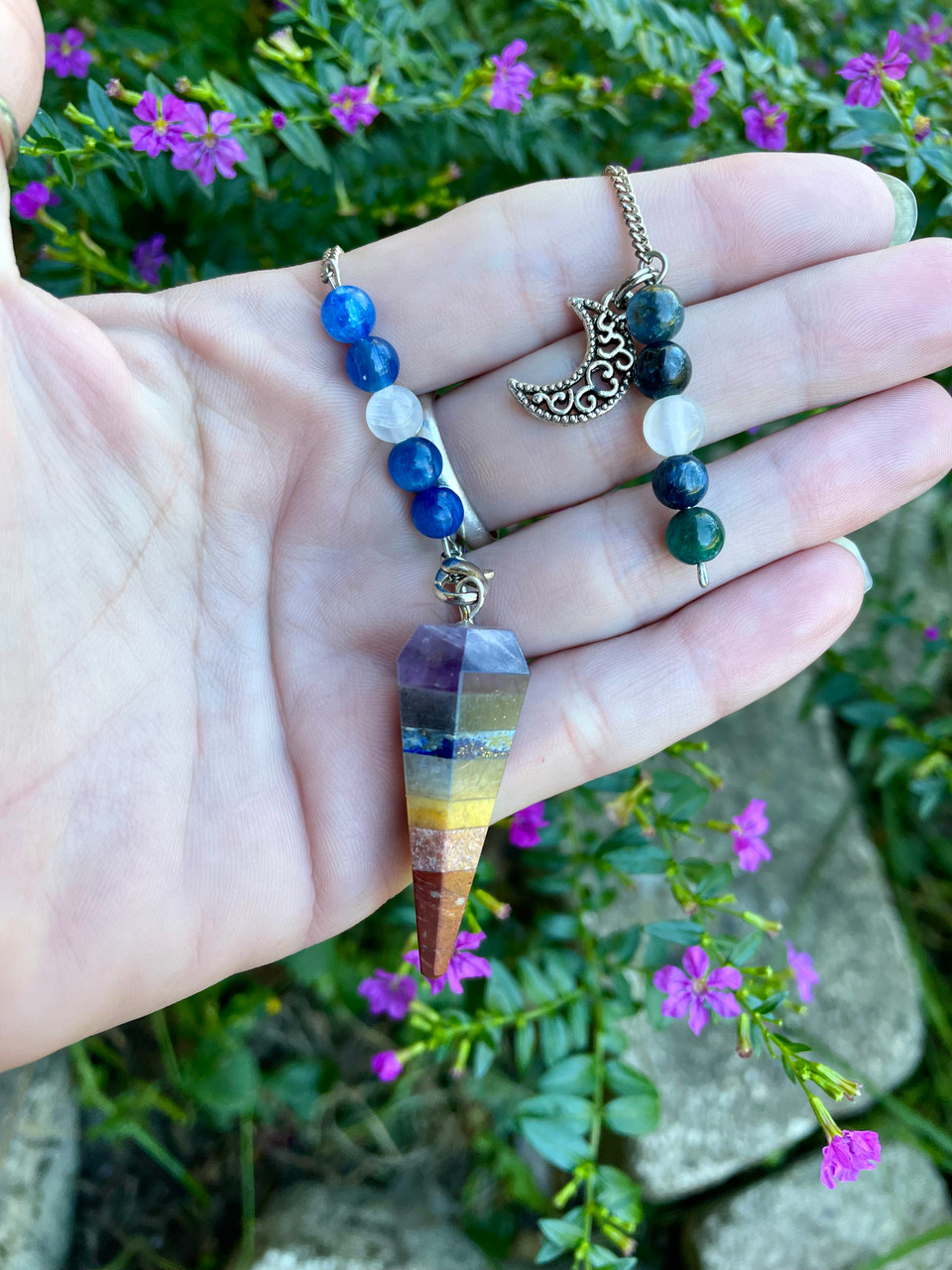 Chakra Moon Pendulum