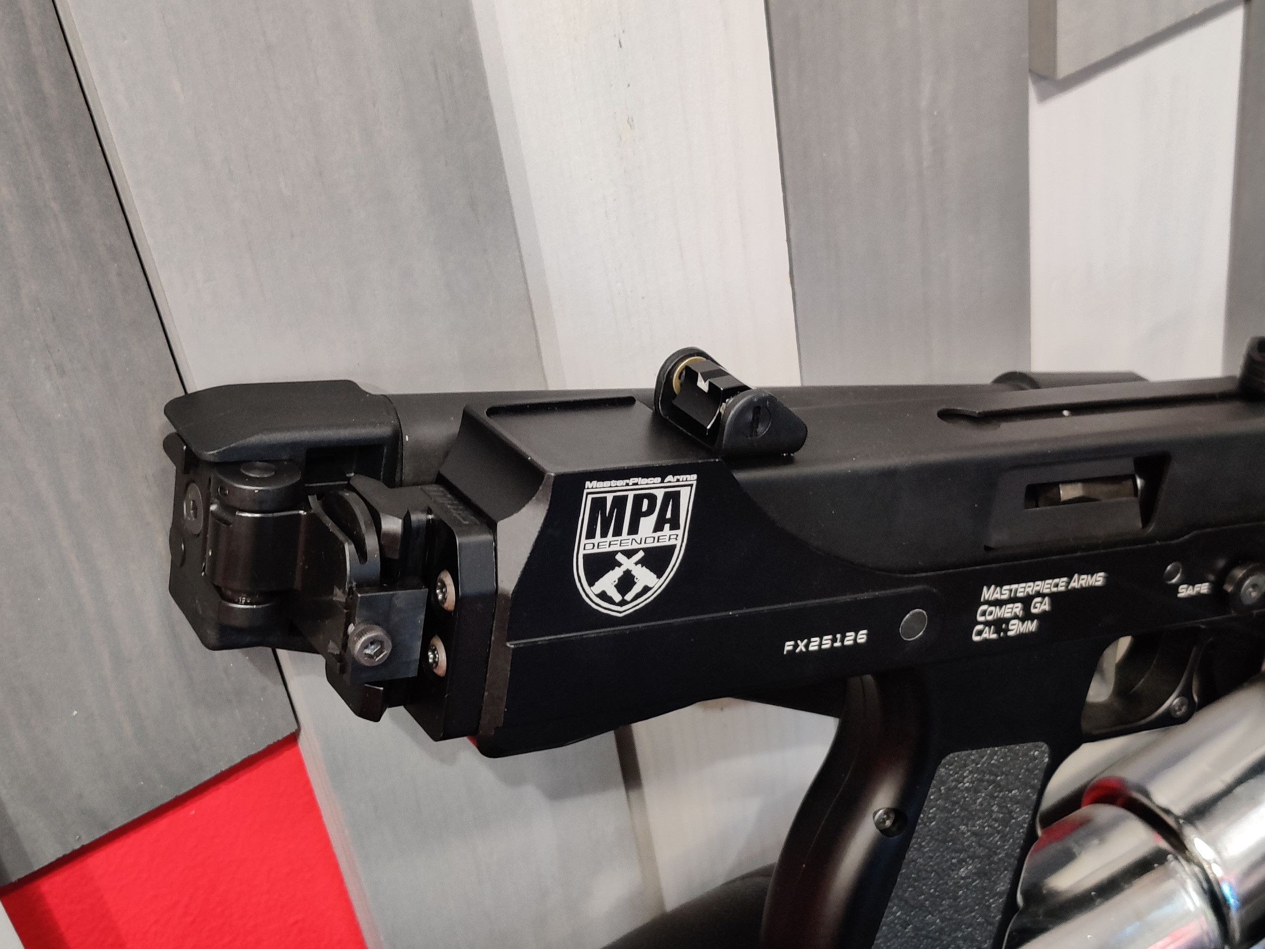 MASTERPIECE ARMS MPA 1913 RAIL STOCK / BRACE MOUNT ADAPTOR ADAPTER ...