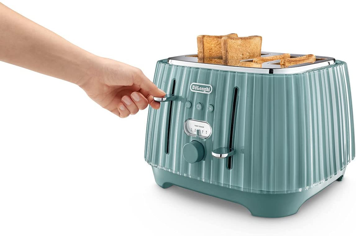 De'Longhi, CTD4003.GR, Ballerina 4 slice toaster , Green