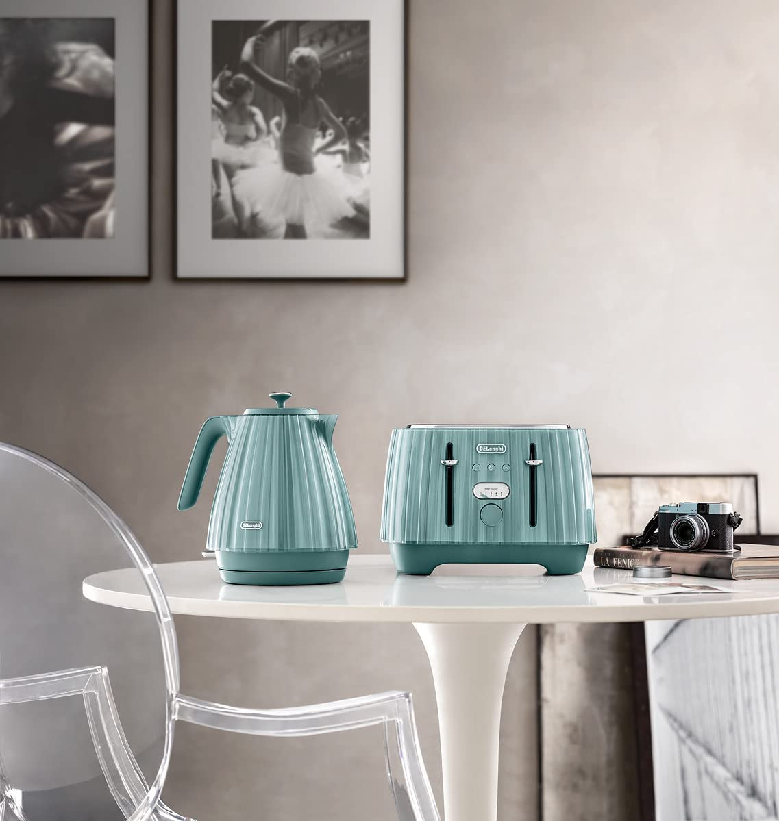 De'Longhi, CTD4003.GR, Ballerina 4 slice toaster , Green