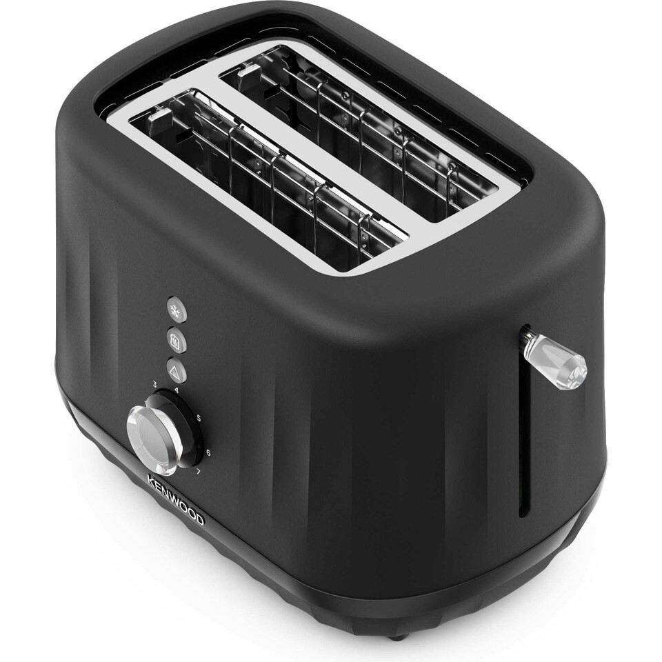 Kenwood, TCP06.000BK, Ripple 2 Slice Toaster, Midnight Black - Briscoes