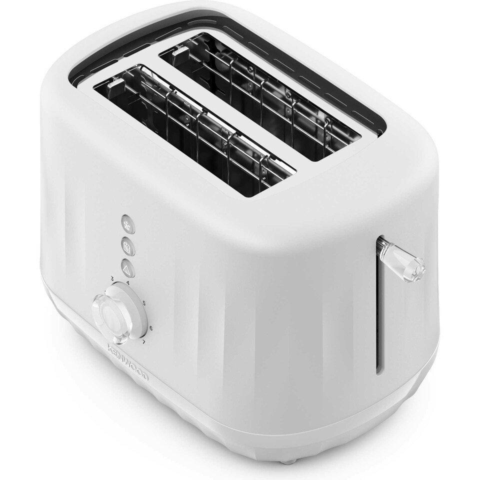 Kenwood, TCP06.000WH, Ripple 2 Slice Toaster, Pure White - Briscoes