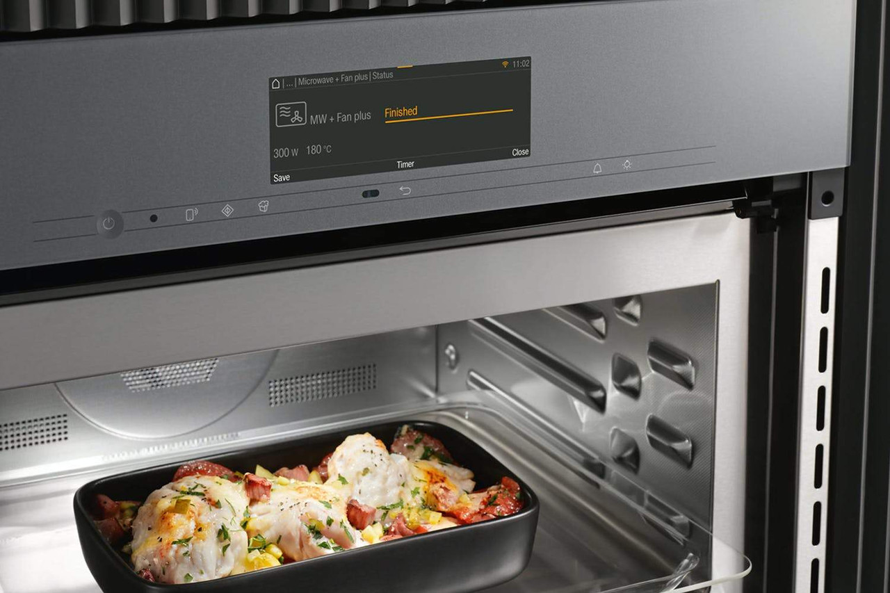 MIELE, H7240BM , Stainless Steel, 43L Built-In Combination Microwave Oven