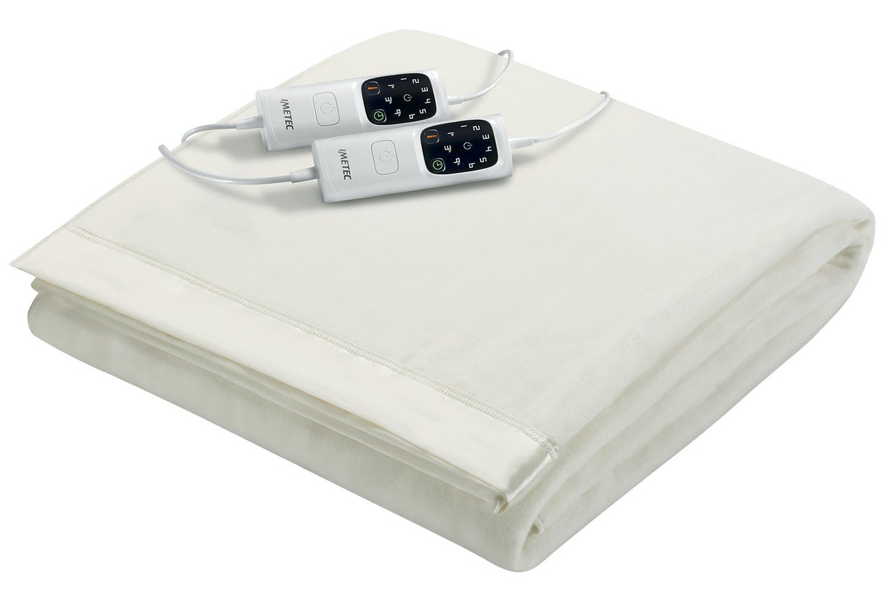 Imetec Double Dual Blanket - Adapto Comfort, White