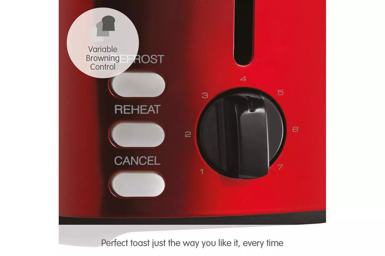 Morphy Richards, 222066, Equip 2 Slice Stainless Steel Toaster, Red ...