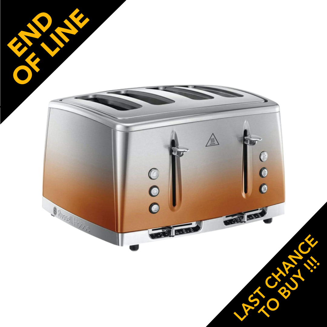 Russell Hobbs, 25143, Knightsbridge 4 Slice Toaster, Multi - Briscoes