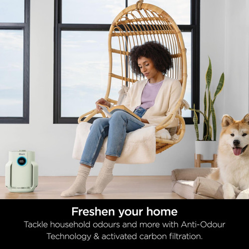 Shark, HP072UKGN, NeverChange5 Air Purifier Compact Pro, Lime - Briscoes