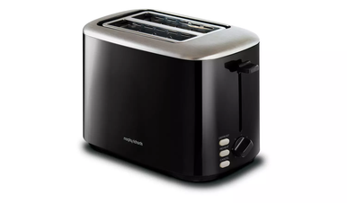 Morphy Richards, 222064, Equip 2 Slice Toaster, Black - Briscoes