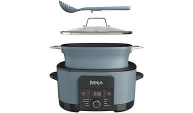 Ninja, MC1001UK, Foodi 8 in 1 Slow Cooker, Grey - Briscoes
