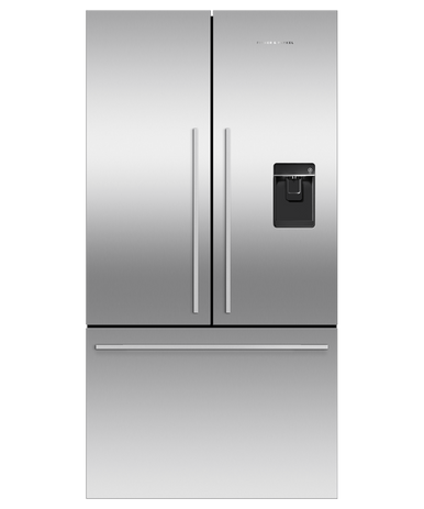 Fisher & Paykel, RF540ADUX6, French Door Refrigerator Freezer 90cm ice ...