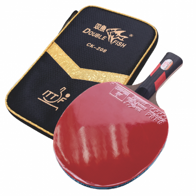 Double Fish Golden Table Tennis Racket - BADStore Finland