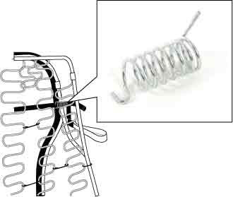 REAR SEAT LOCKING MECHANISM SPRING