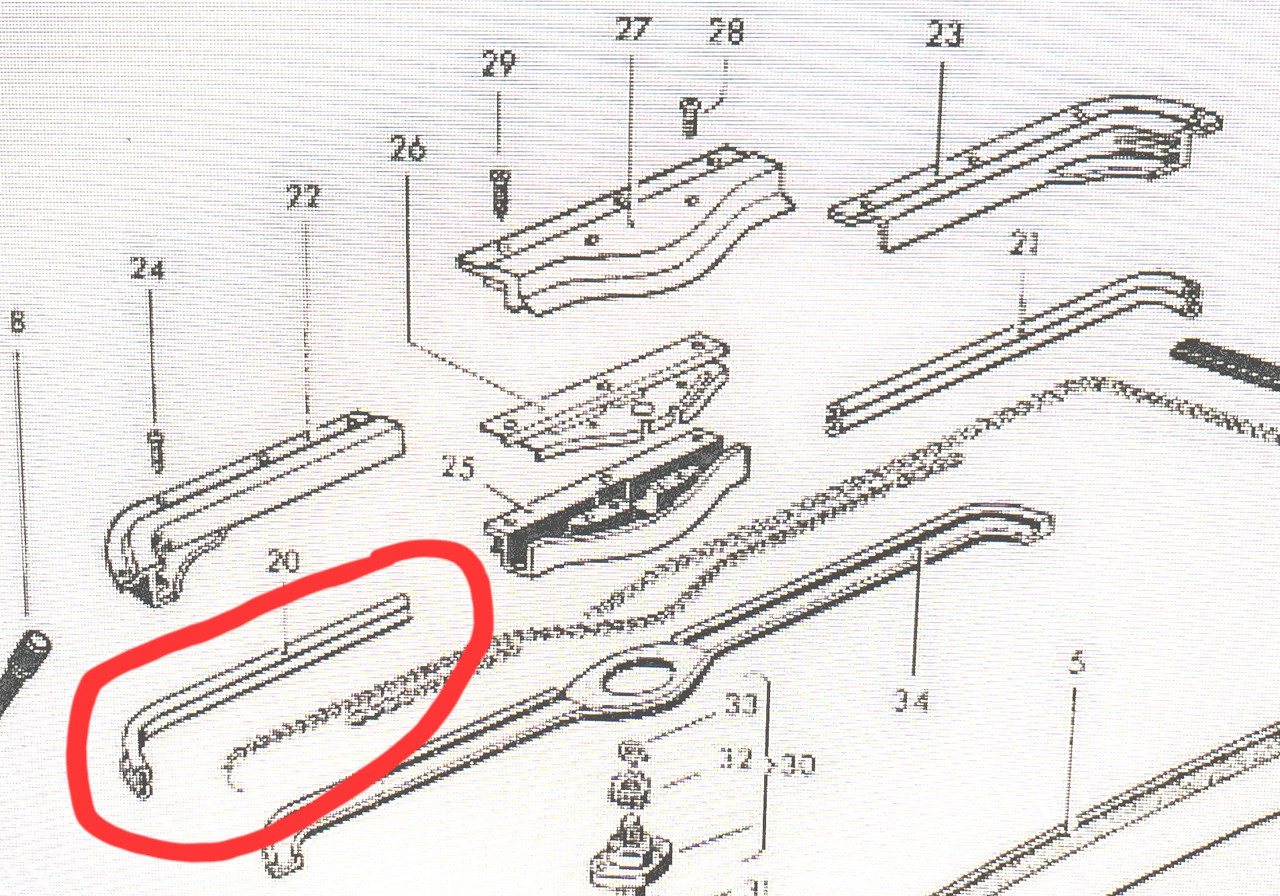 Left Lower Sunroof Cable Channel