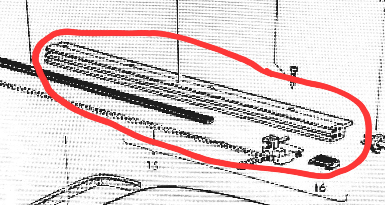 Right Sunroof Guide Rail 63-64