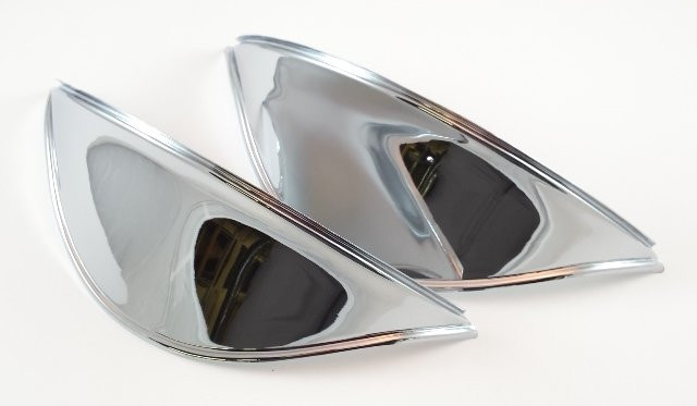CHROME HEADLIGHT EYEBROWS