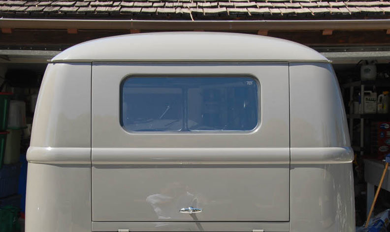 REAR WINDOW GLASS; BUS; SIGLA; 1955-1963