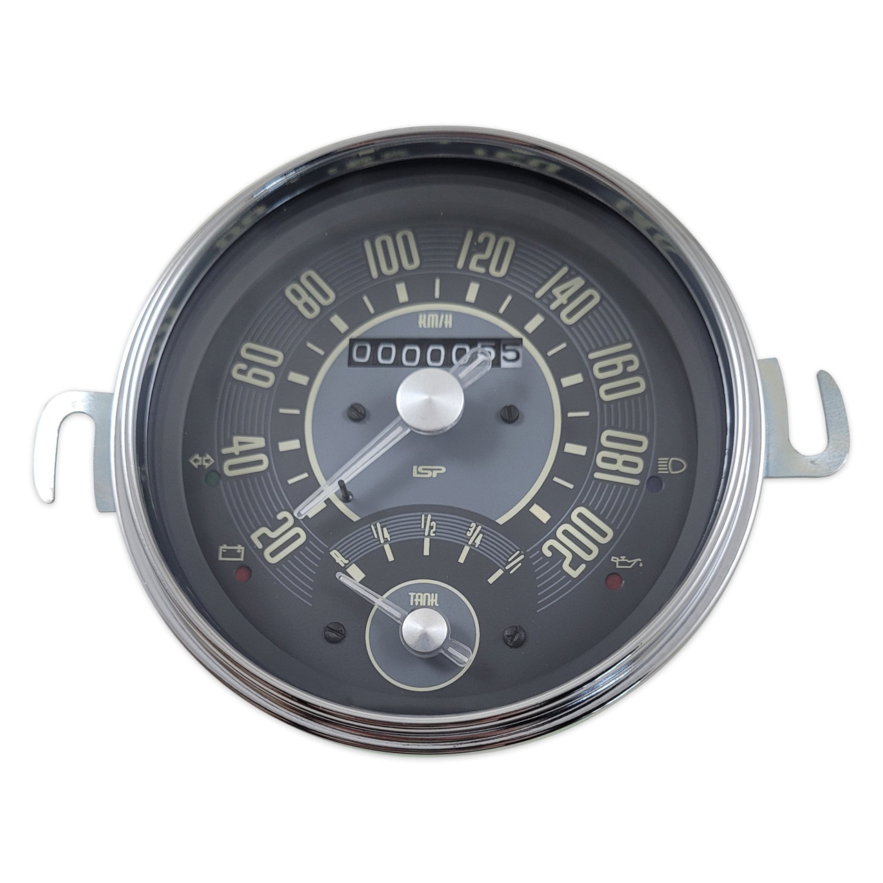 KM SPEEDOMETER & FUEL COMBO GAUGE - BEIGE