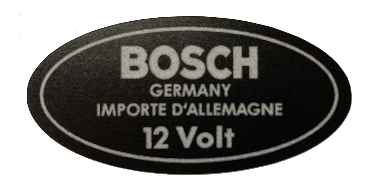 COIL DECAL - 12V - BLACK.