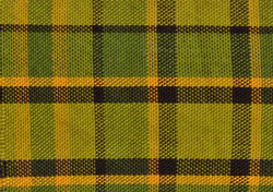 Westfalia Plaid Pattern Upholstery Material, Green/Yellow color