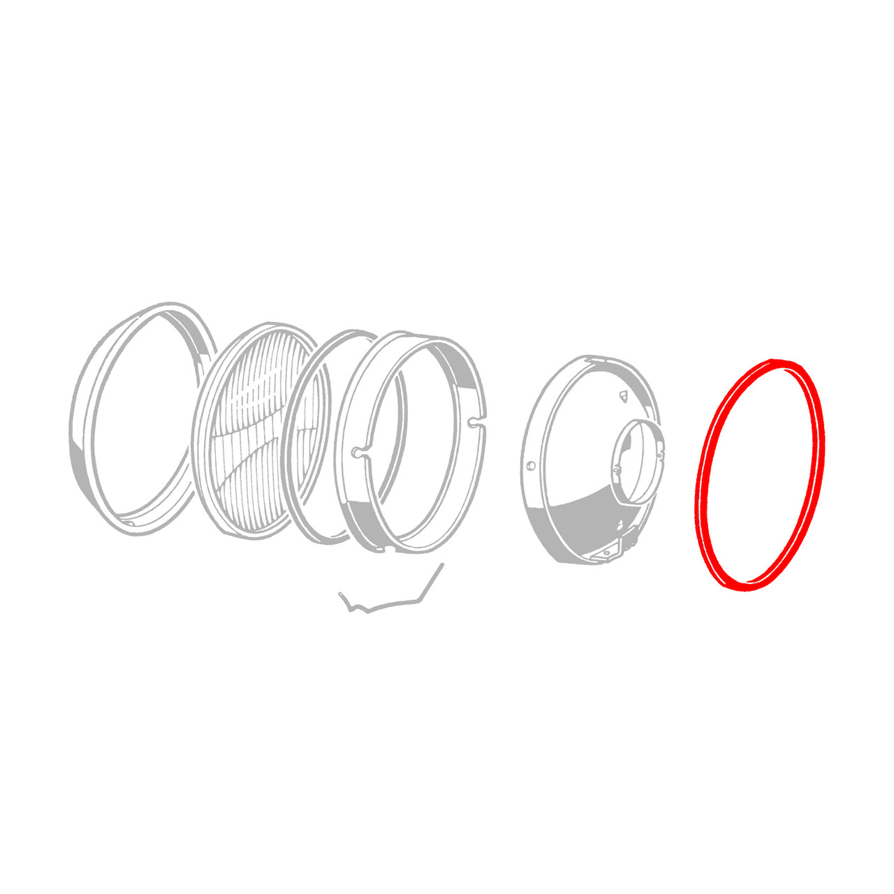 SEAL - FOG LIGHT RING TO BODY
