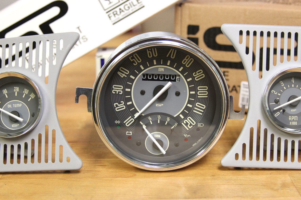 BEETLE MPH SPEEDO+GAS COMBO 4 GAUGE KIT - BEIGE