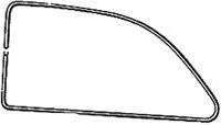 Window Trim - Notchback Left Rear Quarter