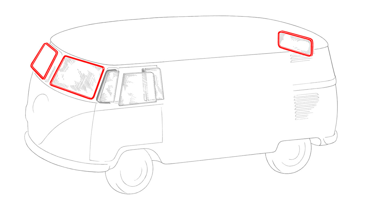 PANEL BUS WINDOW RUBBER KIT 1955-1963