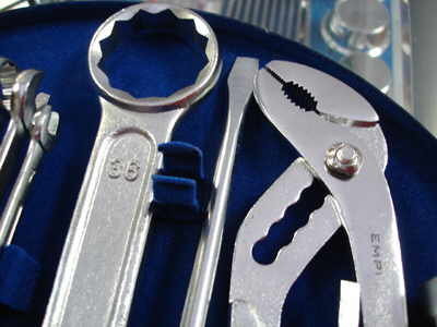 EMPI SPARE TIRE TOOL BOX