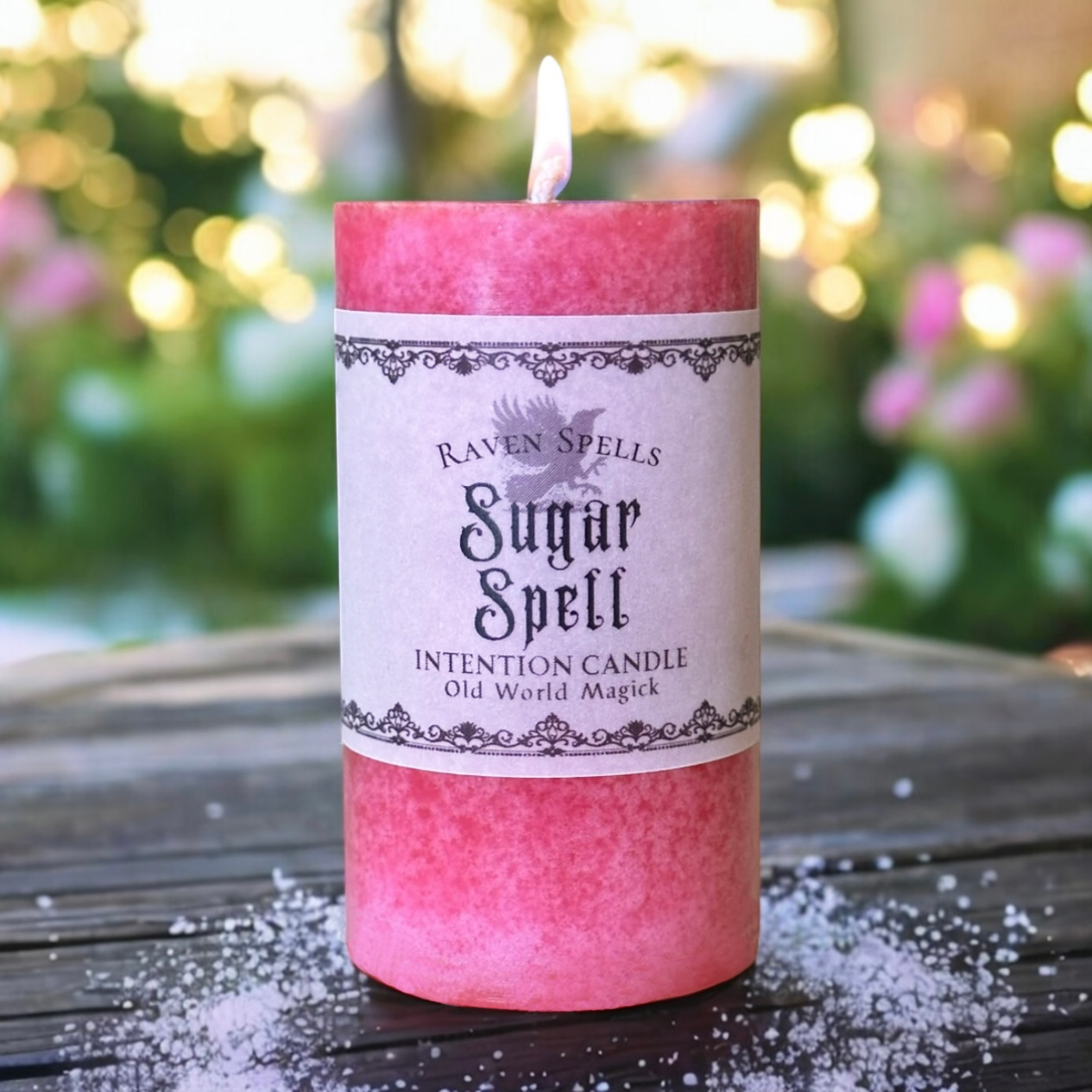 Sugar Spell Candle for Sweetening Outcomes