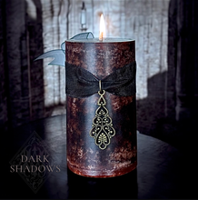 Dark Shadows Candle, Amber, Vetiver, Ambrette, Cafe