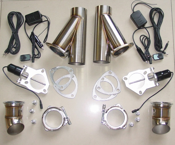 DUAL Electric Exhaust DUAL Cutout Cutouts 3.0 INCH - SSAutoChrome Inc.