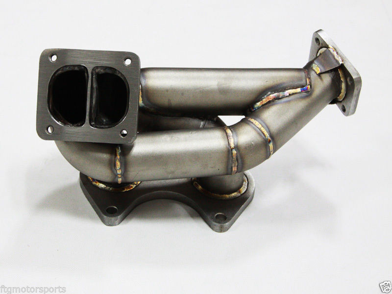 GREDDY STYLE T88 T4 Big Turbo 3mm FD3S RX7 Full Race Style manifold ...