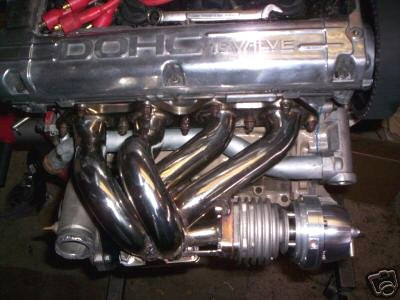 4g63 DSM Turbo MANIFOLD HEADER &/46mm Wastegate ~ EVO - SSAutoChrome Inc.