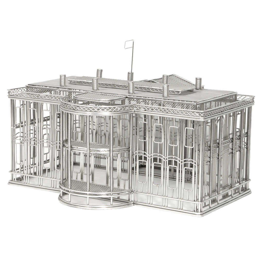 White House Wire Model, Steel Replica