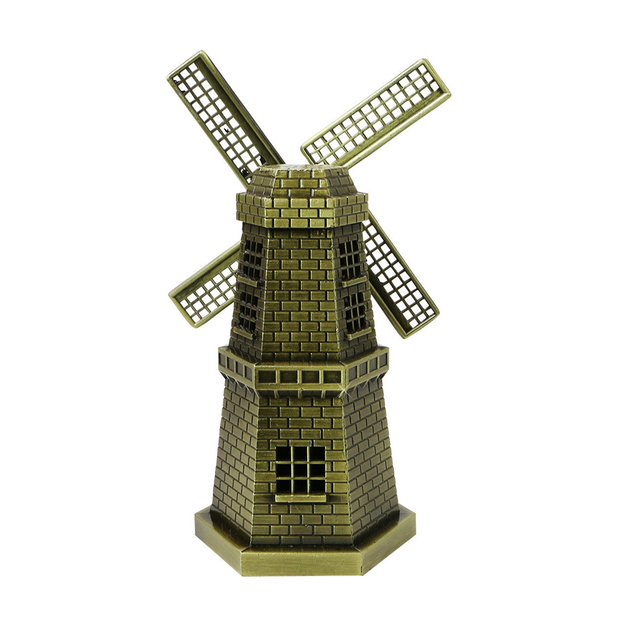 5" Bronze Windmill Statue