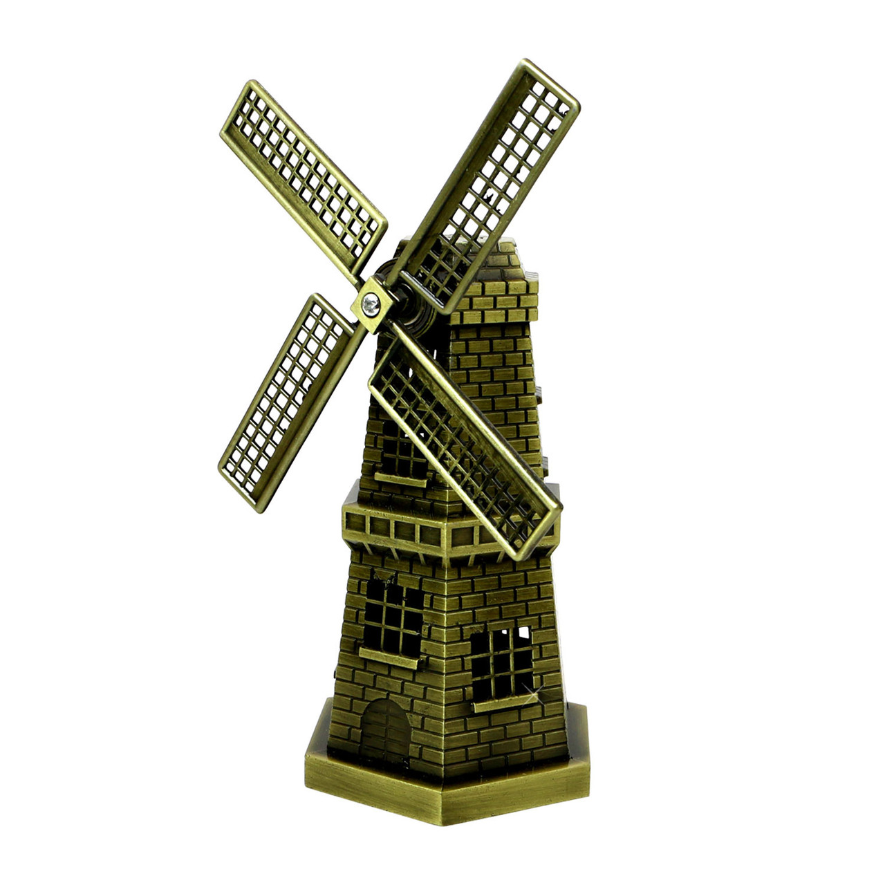 5" Bronze Windmill Statue