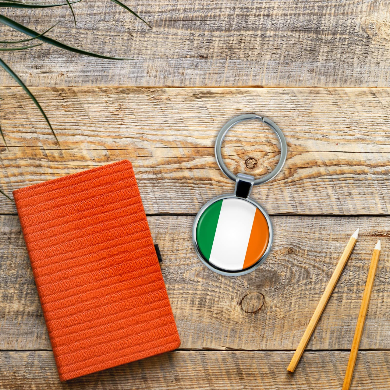 Irish Flag Keychain