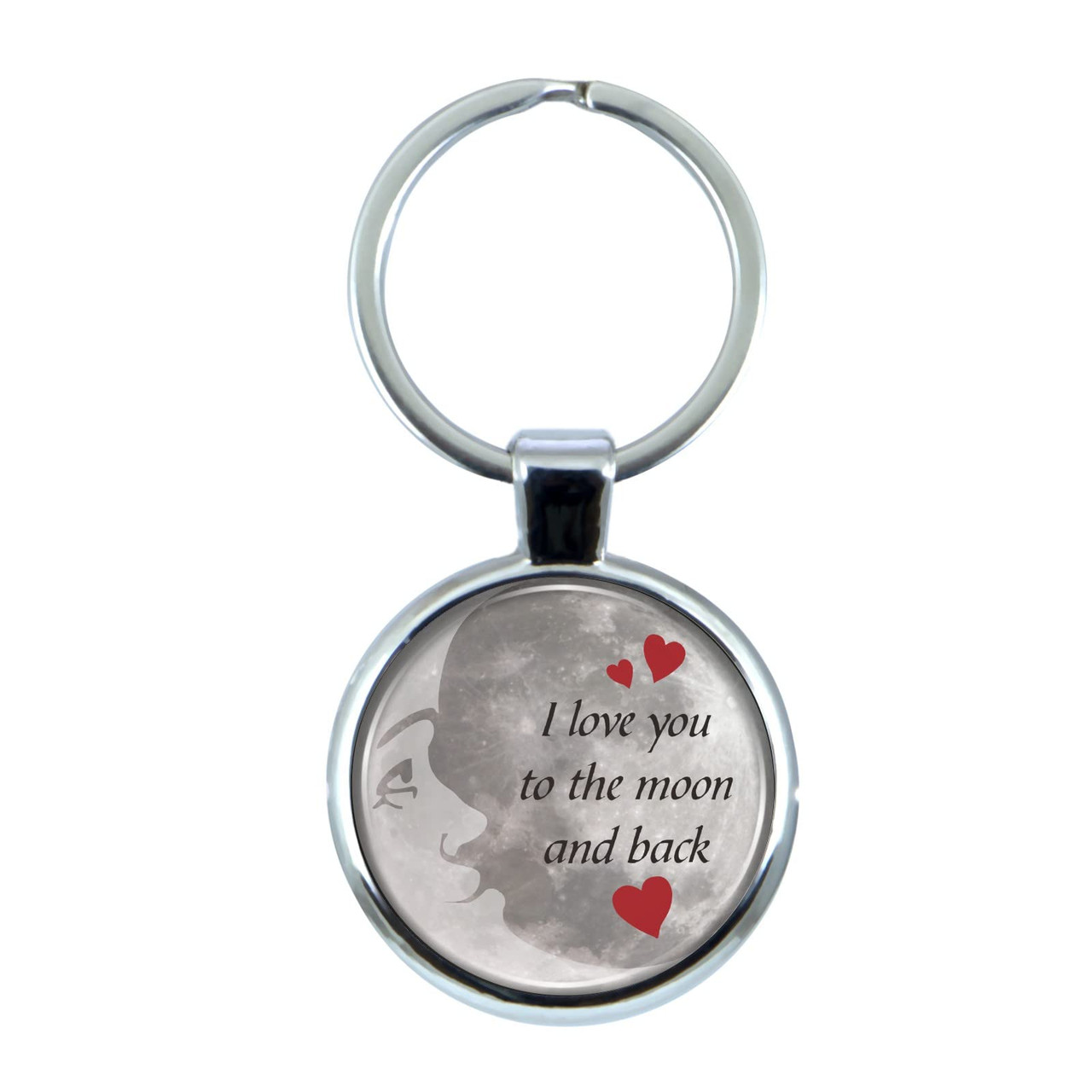 To The Moon and Back Keychain