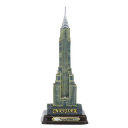 Chrysler Building w/ Wood Base 11 Inch Statue