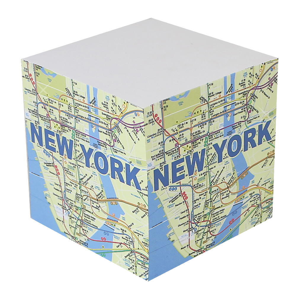 NYC Subway Paper Cube