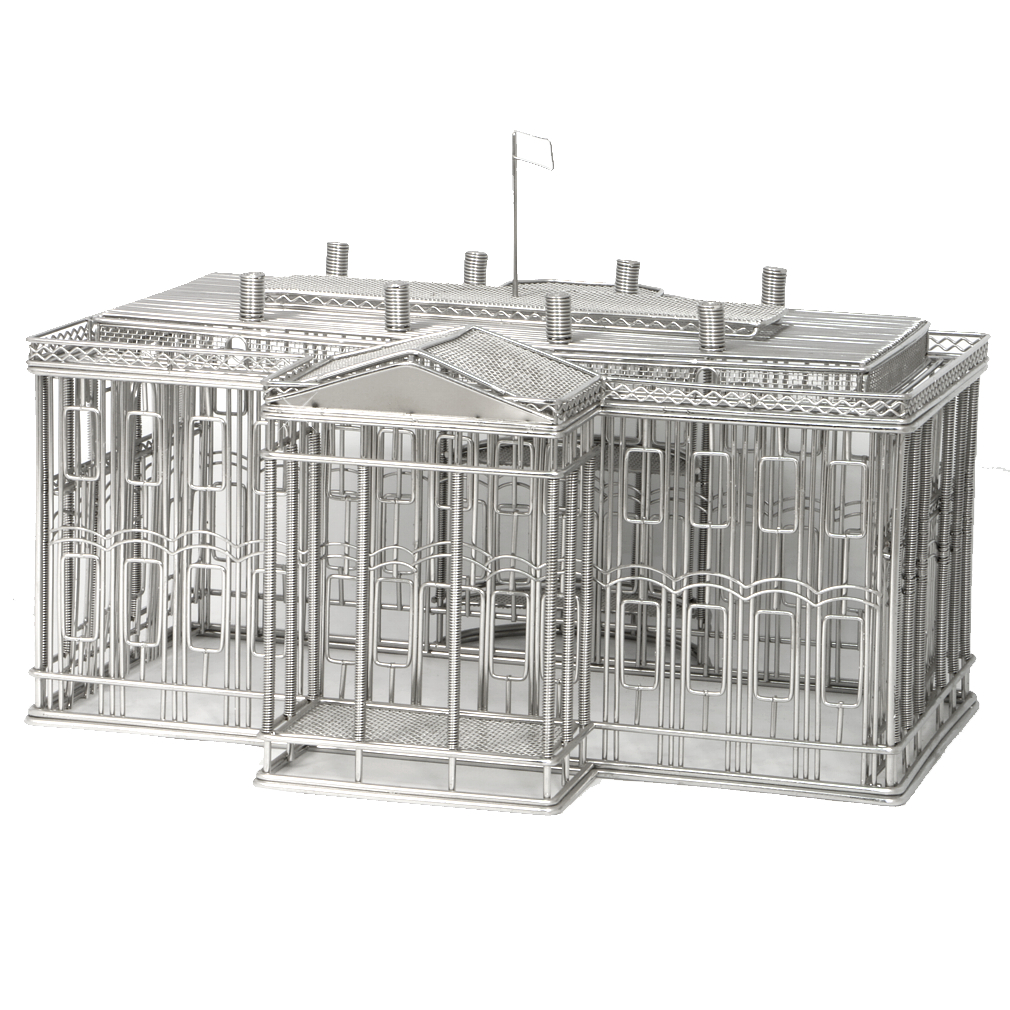 White House Wire Model, Steel Replica