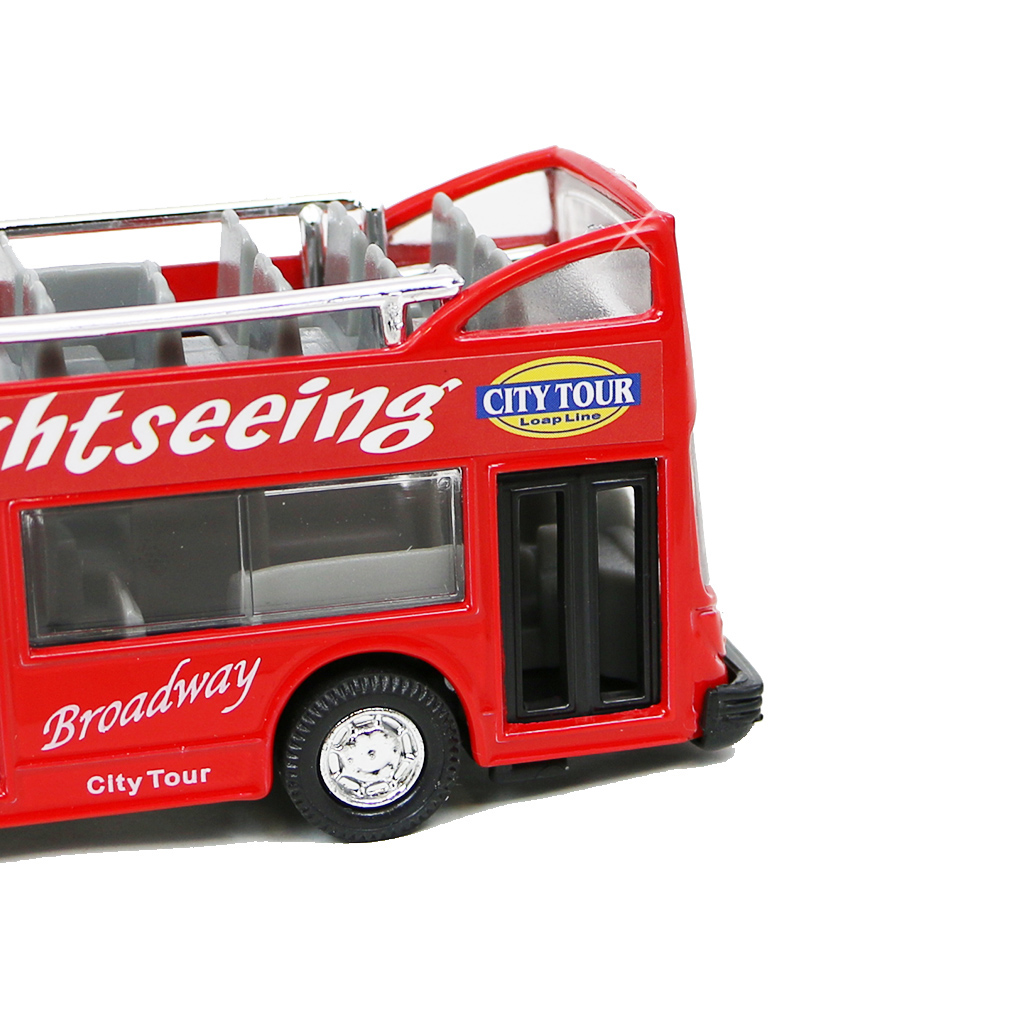 New York City Diecast Double Decker Bus Toy