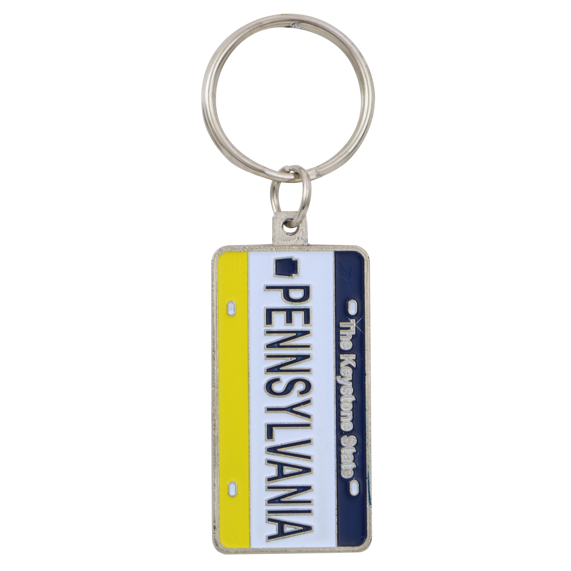 Metal Pennsylvania Key Chain